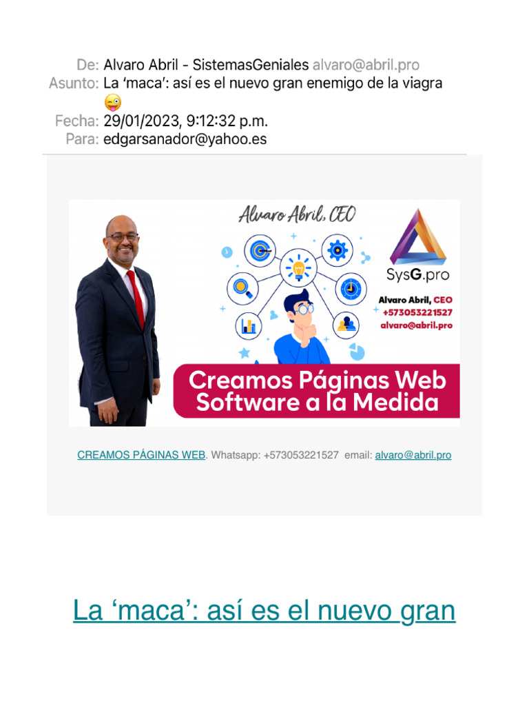 La Maca' Así Es El Nuevo Gran Enemigo de La Viagra ? 2 | PDF | Japón