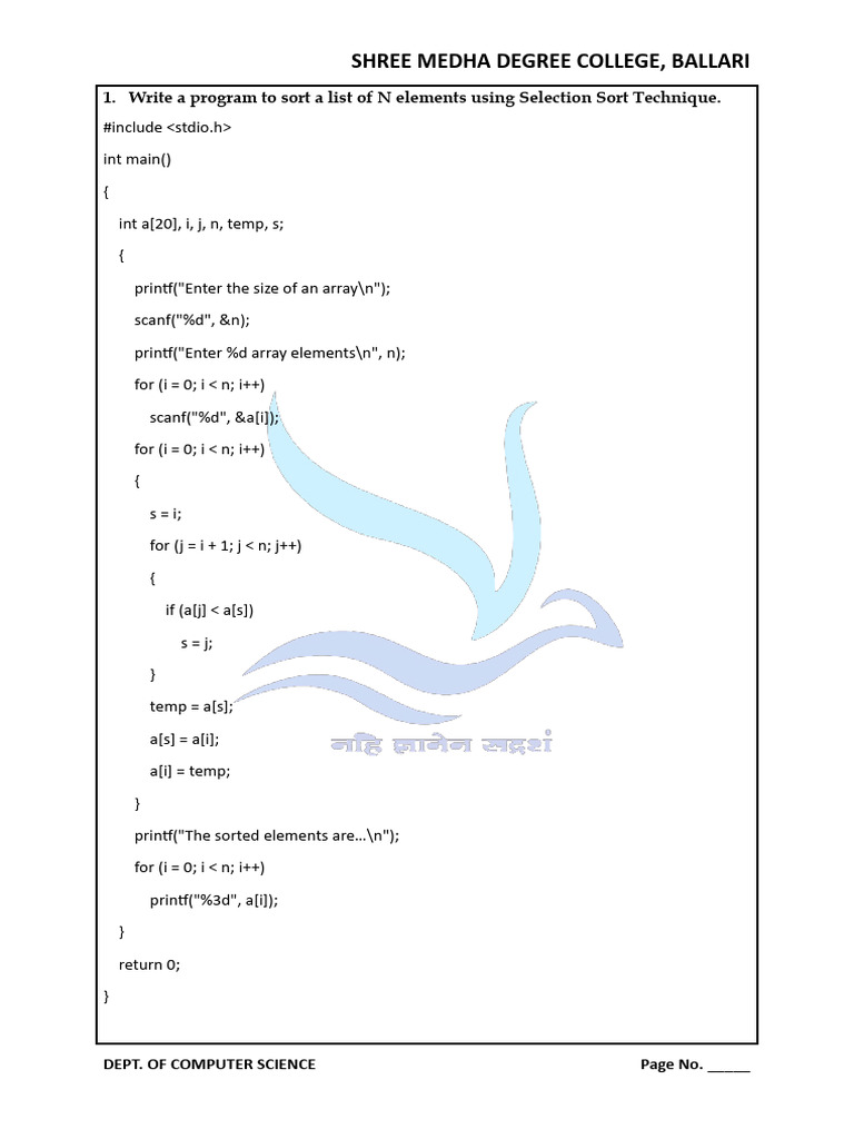 ADA Programs | Download Free PDF | Computer Science | Computing