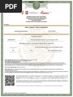 Certificado Preparatoria Abierta PDF | PDF