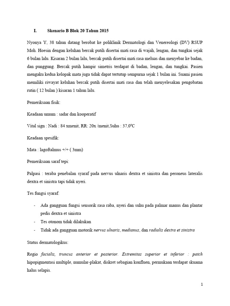 Laporan Skenario B Blok 20 2015 | PDF | Sains & Matematika