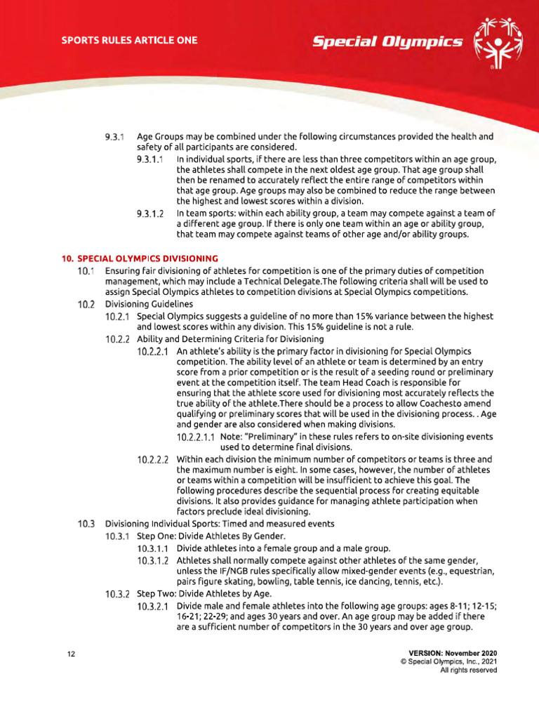 Divisioning and Maximum Effort Rule | PDF