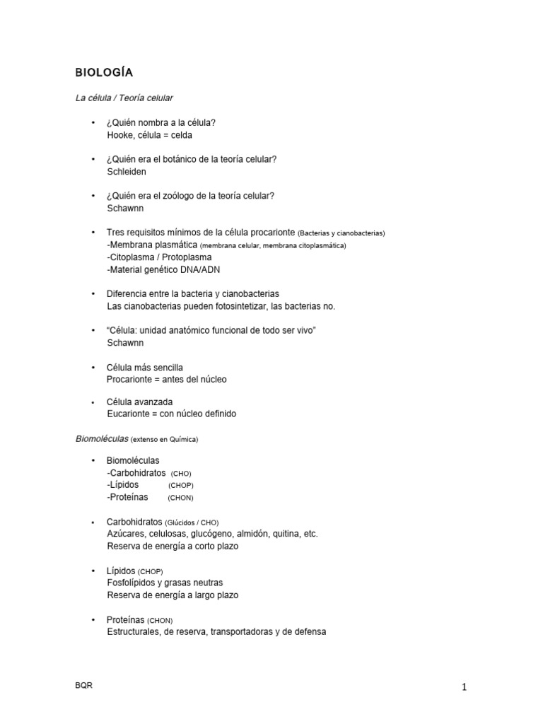 Estructura y Función Celular: Biología Básica | PDF | Mitosis ...