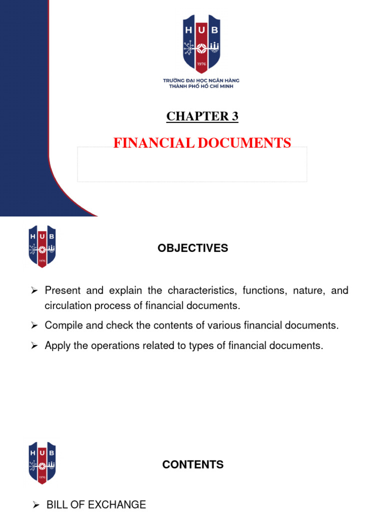 Ip Chapter 3 Financial Documents Student | PDF | Negotiable Instrument ...