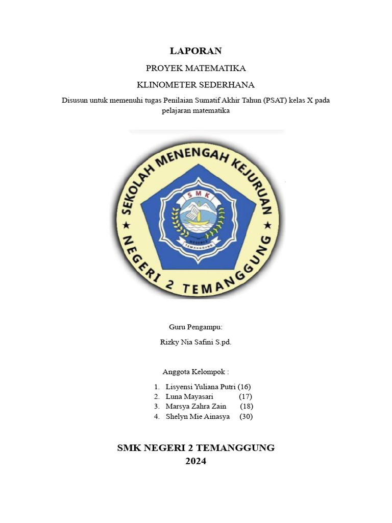 Proyek MTK Psat | PDF