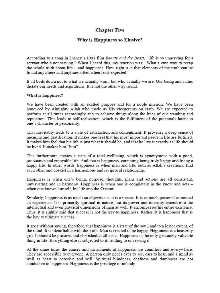 5 Why Is Happiness So Elusive Article December 2019 | PDF | God In ...