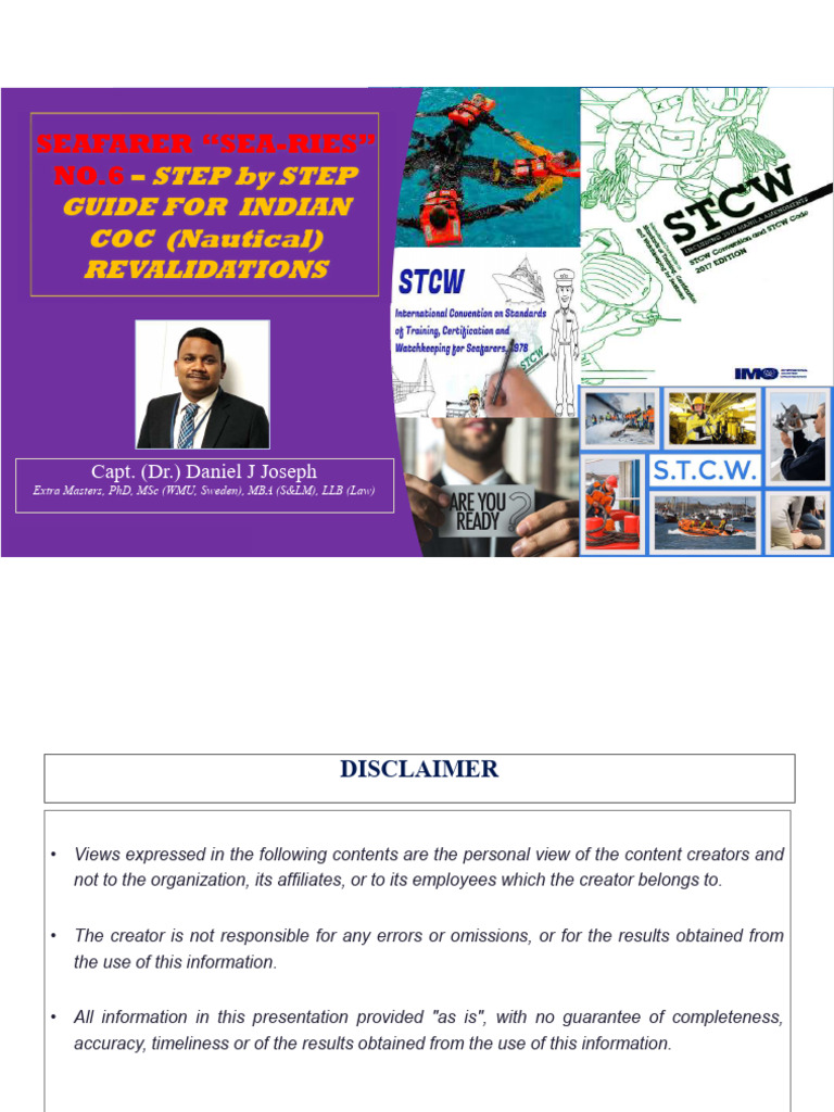 COC Revalidation Guide for Seafarers | PDF | Headgear | Password
