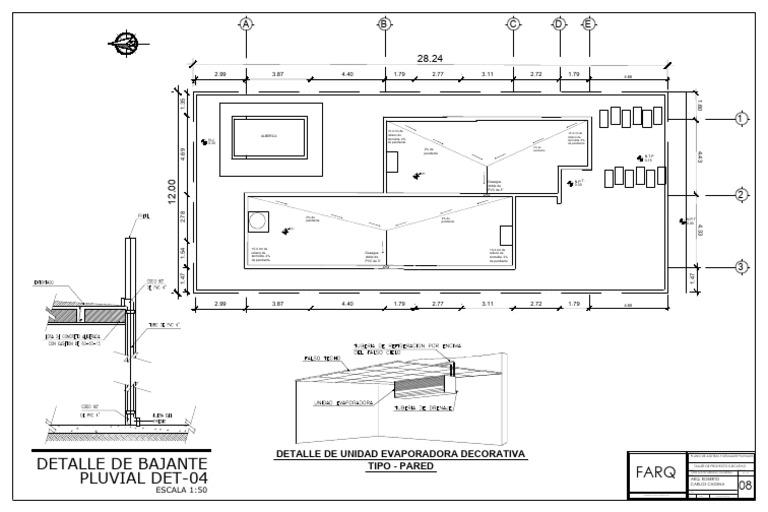 PLANO 8 DESAGUE PLUVIAL EJECUTIVO-91x61cms | PDF