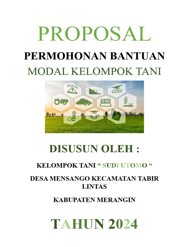 Proposal Tani 2024 | PDF