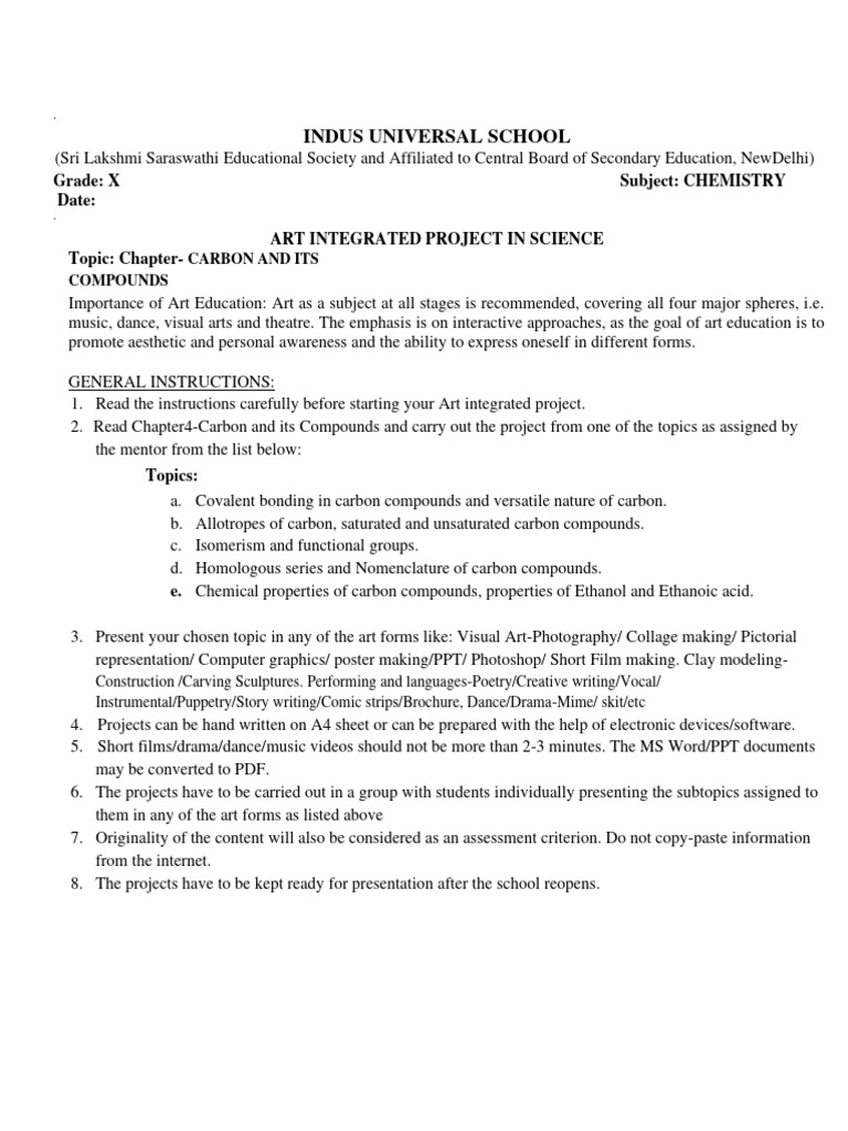 Art-Integrated-Project-Class-10 PDF | PDF