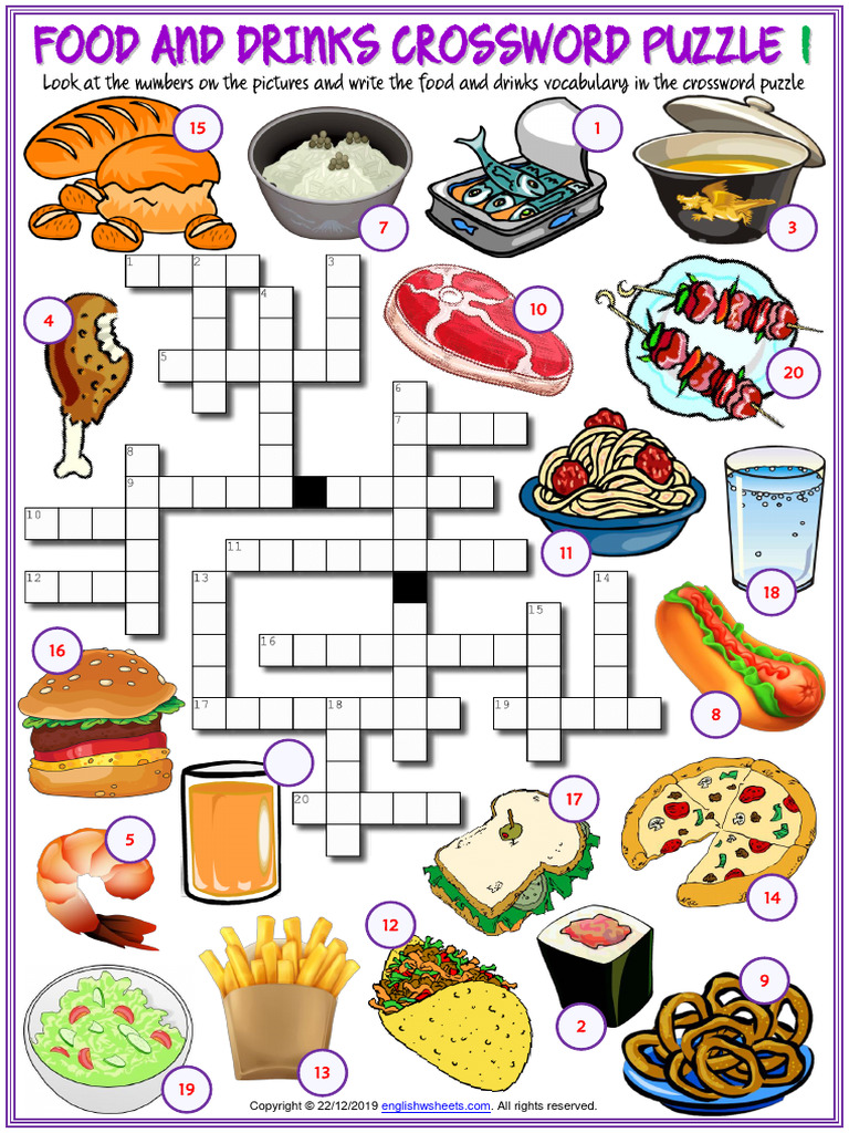 Food and Drinks Vocabulary | PDF | Foods | Drink