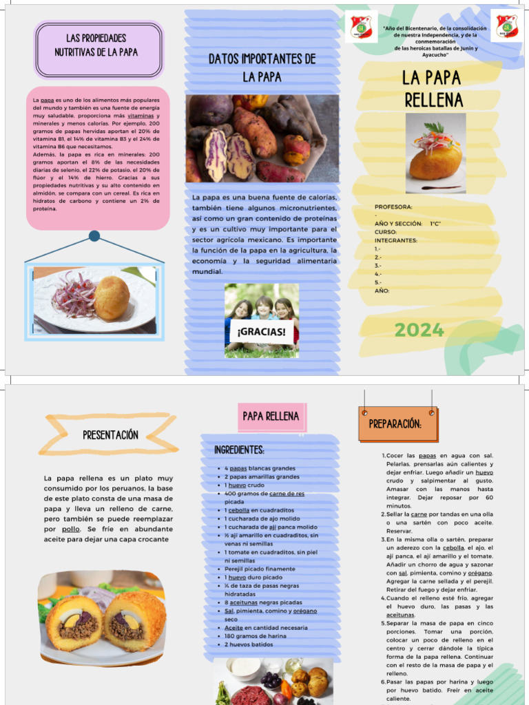 Folleto Tríptico Infantil para Actividades y Proyectos Creativos Doodle ...