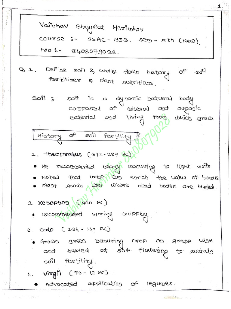Ssac 353 Handwritten Short Note | PDF