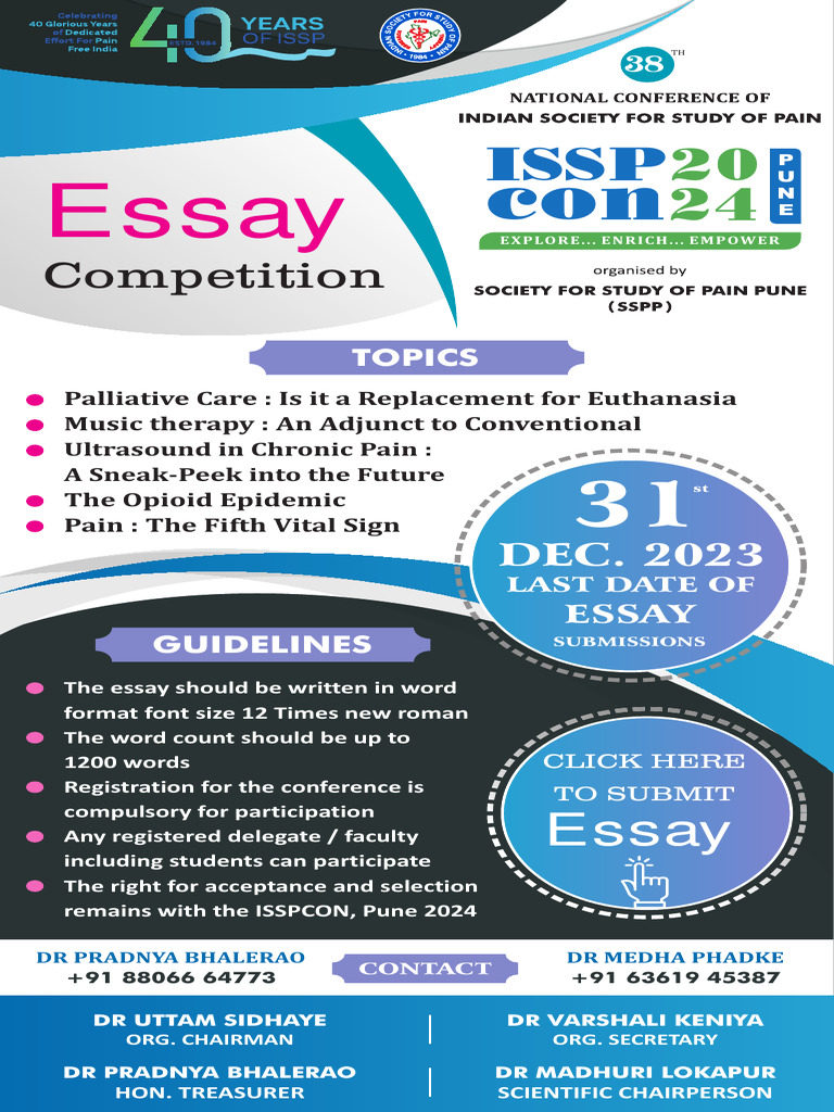 # ISSPCON Essay Competition. | PDF