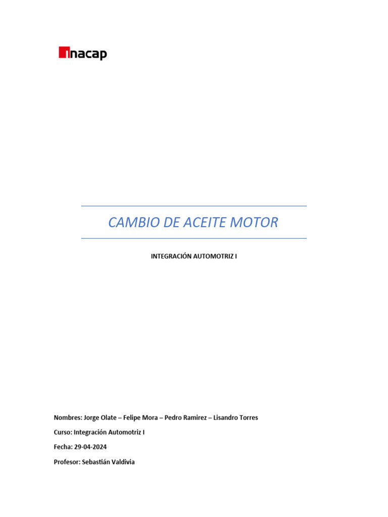 TECNICAR CASO EV 1 | PDF