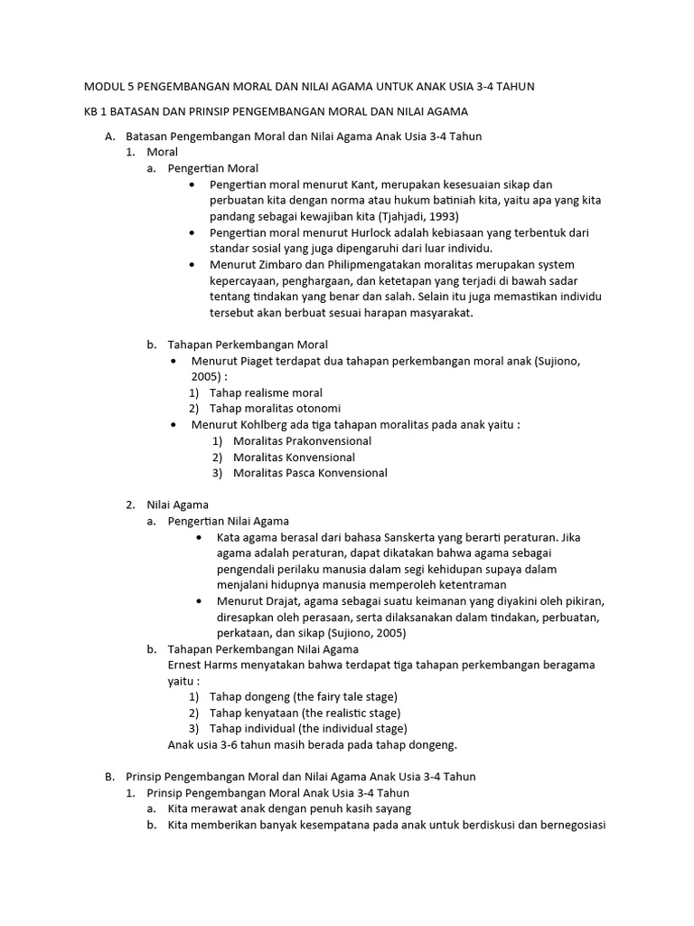 MODUL 5 Perkembangan | PDF | Sains & Matematika