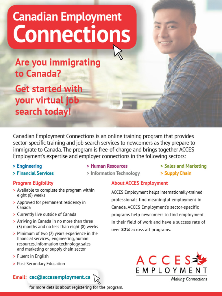 CanadianEmploymentConnections Flyer FINAL | PDF | Employment | Canada
