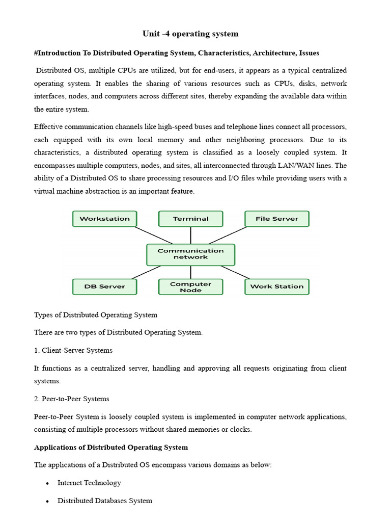 Unit-4 Operating Systems | PDF | Central Processing Unit | Process ... Unit-4 Operating Systems | PDF | Central Processing Unit | Process ...