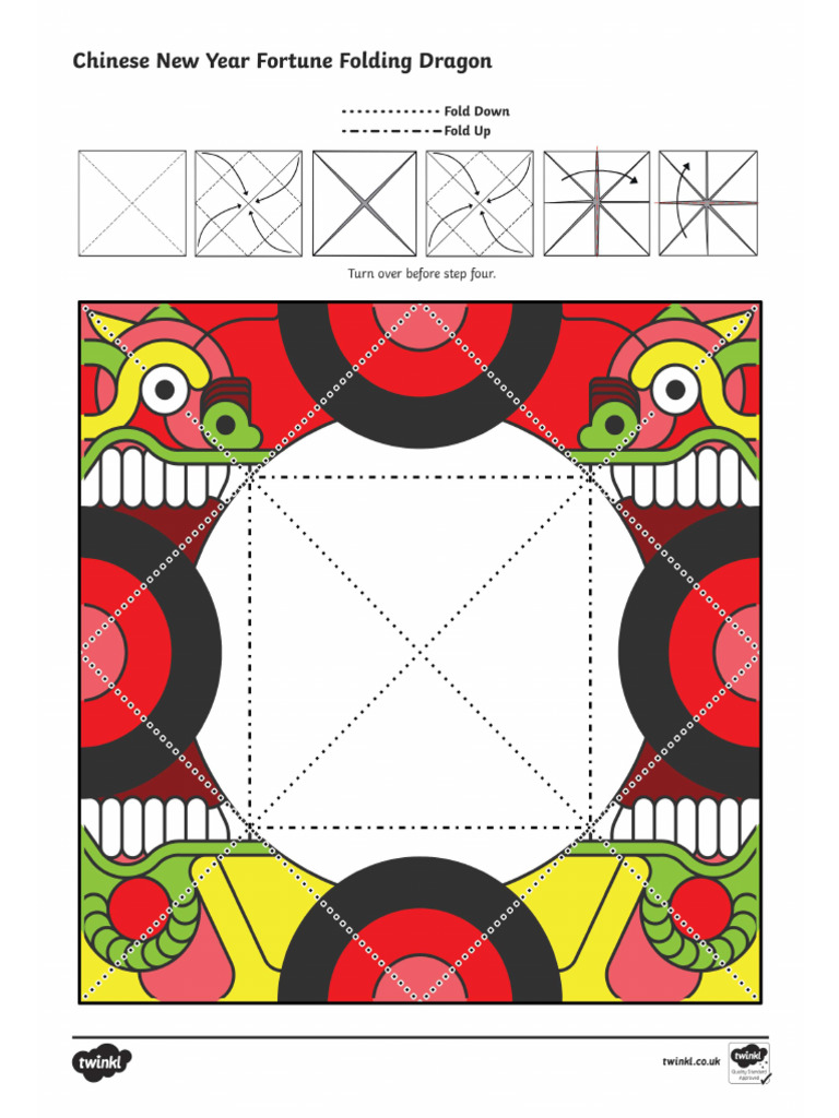 Fortune Folding Dragon - Handout | PDF