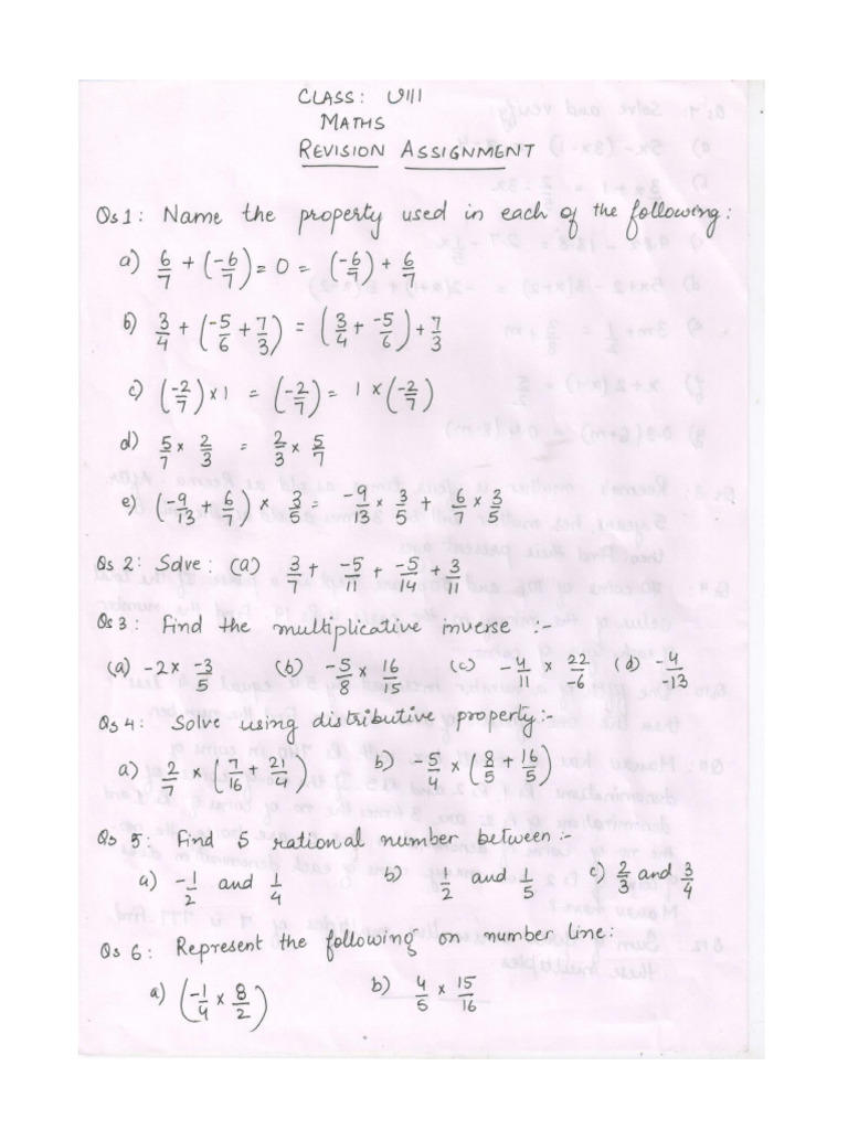 CBSE Class 8 Linear Equations in One Variable Worksheet %281%29 | PDF