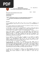 ESI Reply Letter | PDF