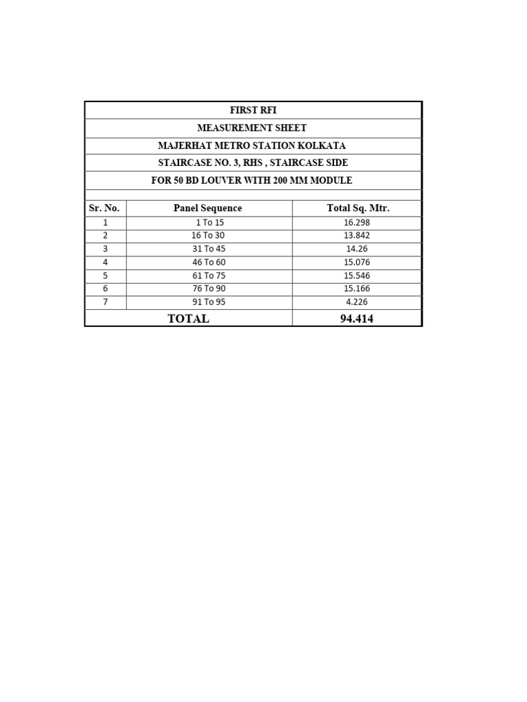 1st Rfi 50bd ST-03 RHS Staircase Side | PDF | Technology & Engineering