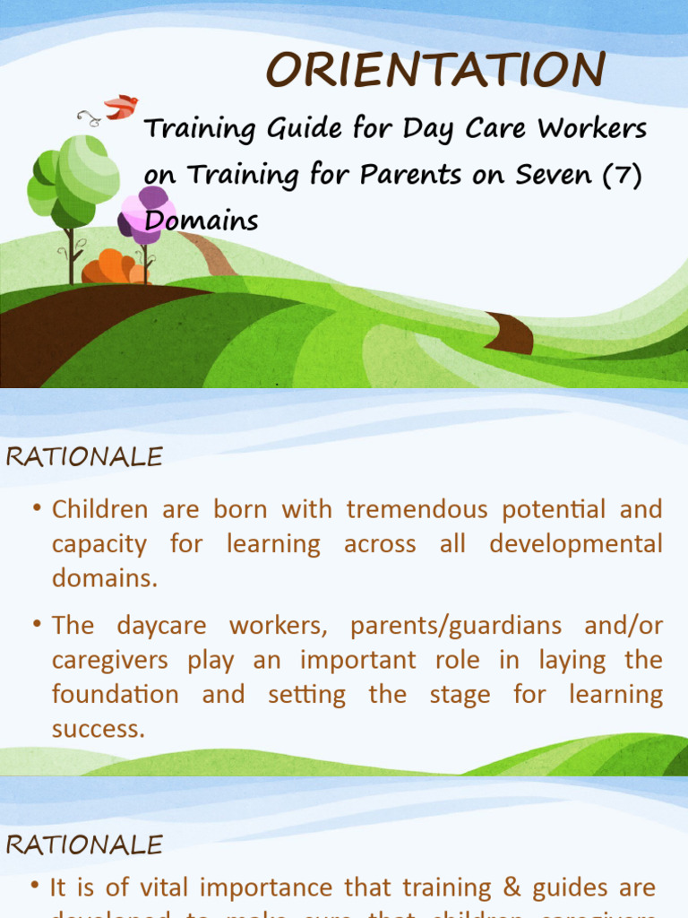 Orientation Training Guide Final | PDF | Cognition | Learning