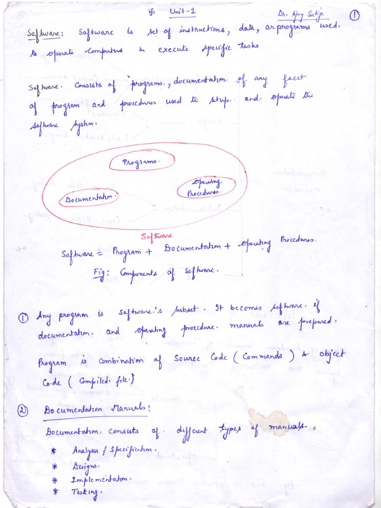 Unit 1 Software Engineering Pdf