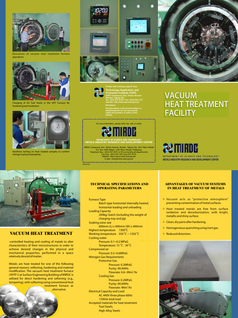 Vacuum Heat Treat Brochure 2015 - Tapifunded - Reduced | PDF | Heat ...