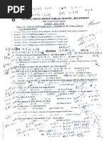 Plus One Model Exam Maths Rocket Revision | PDF