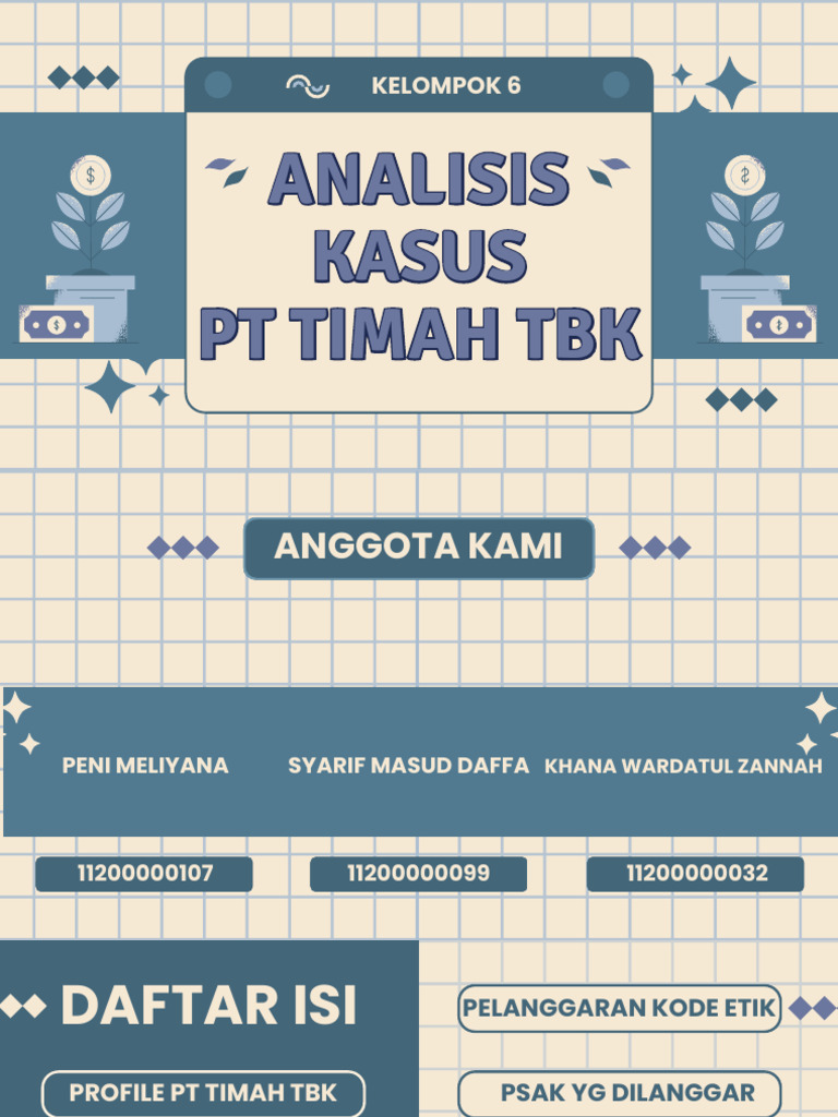 Kelompok 6 - Kasus PT Timah | PDF