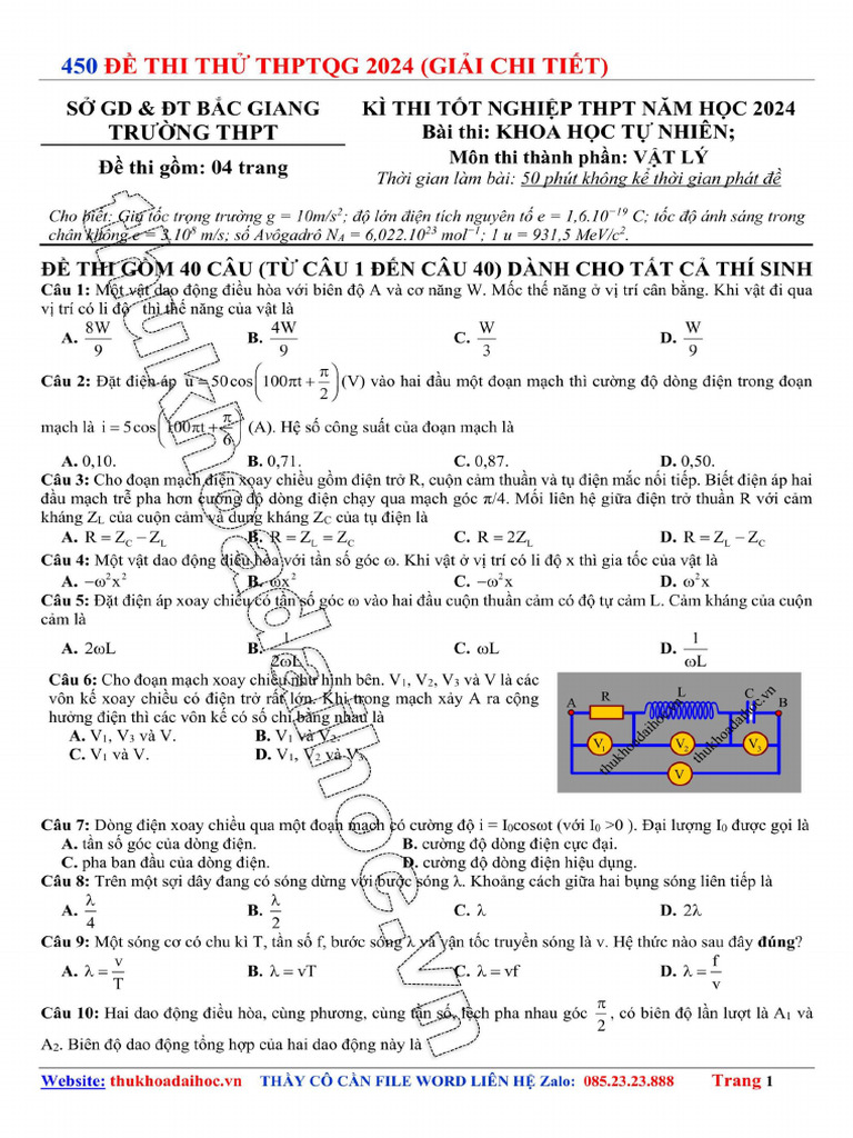 So Giao Duc Va Dao Tao Bac Giang 2024 | PDF