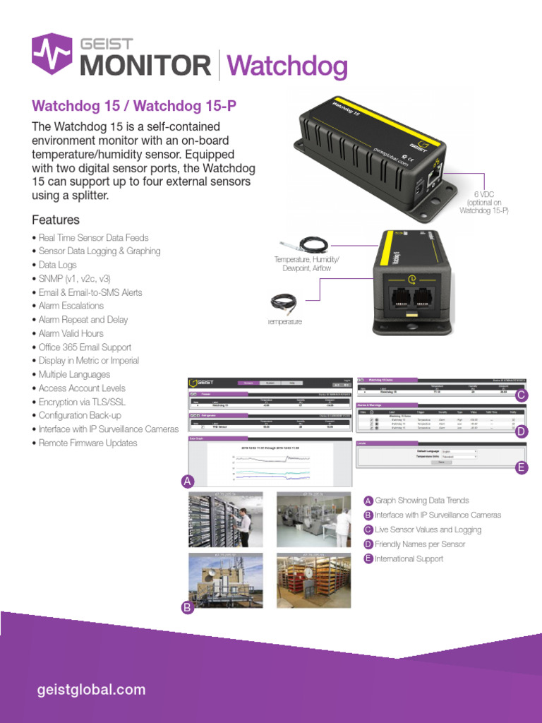 Watchdog 15 Spec Sheet | PDF | Transport Layer Security | Ip Address