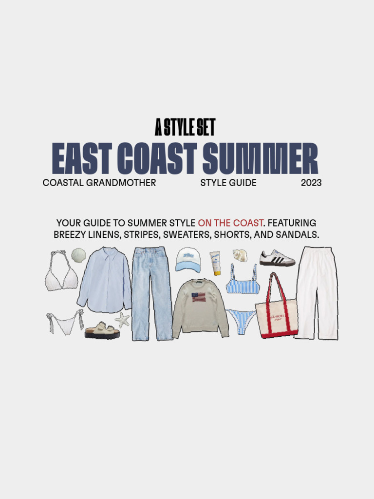 Women's East Coast Style Guide | PDF | Clothing | Fashion