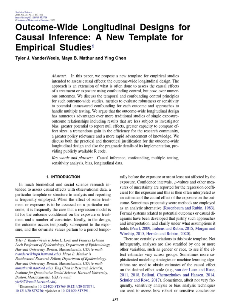 19 STS728 | PDF | Dependent And Independent Variables | Confounding