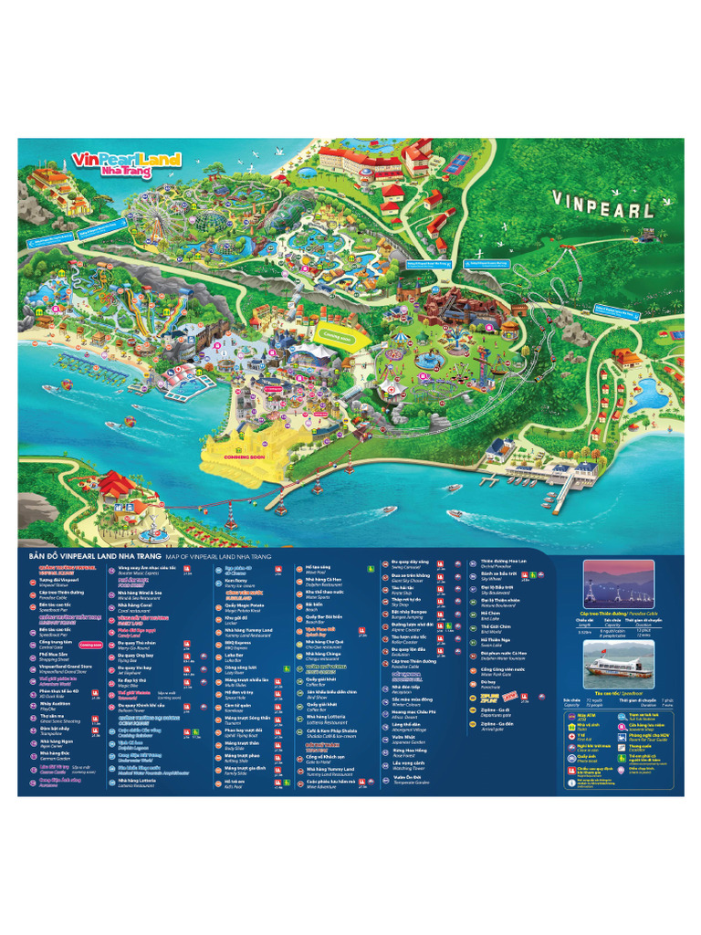 Vinpearl Land Nha Trang Map Guide | PDF