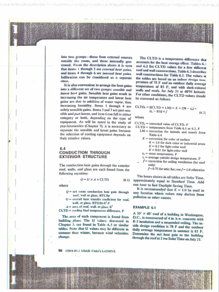 Hvac Formula Reference | PDF