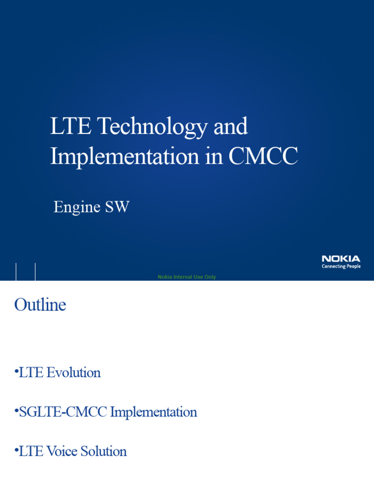 Lte Technology And Implementation In Cmcc Msft Pdf Lte 1892