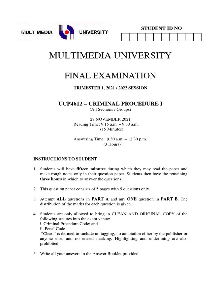 Criminal Procedure I 2021-2022 | PDF | Criminal Procedure In South Africa | Search Warrant