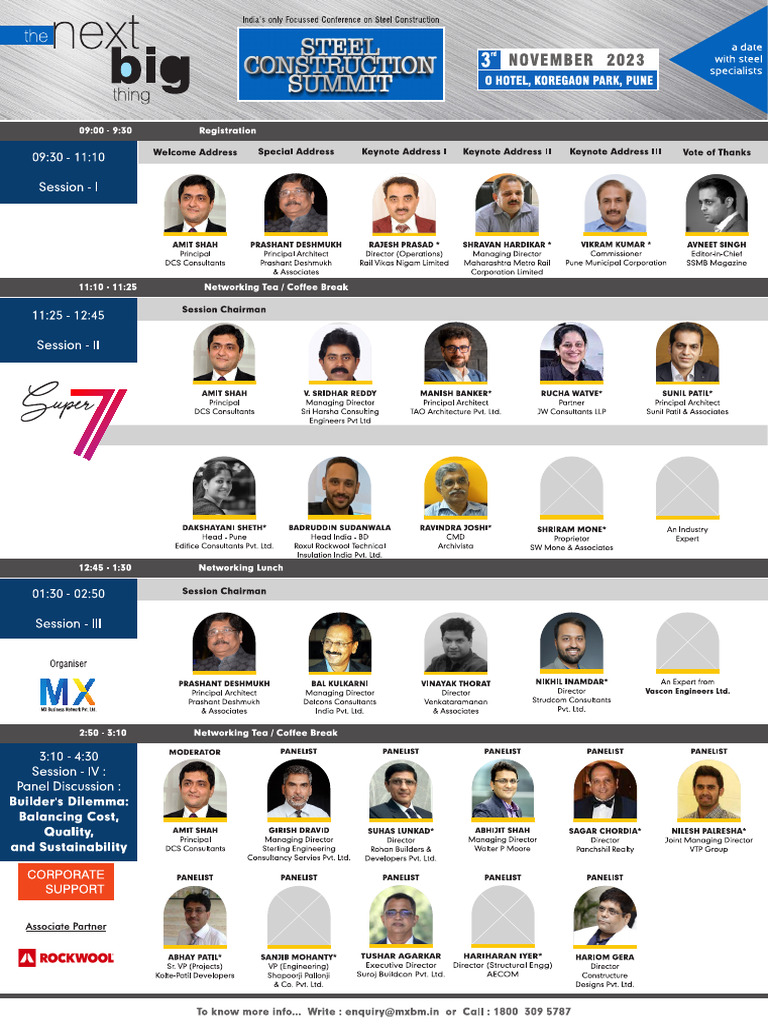 SCS Pune - Conference Programme | PDF