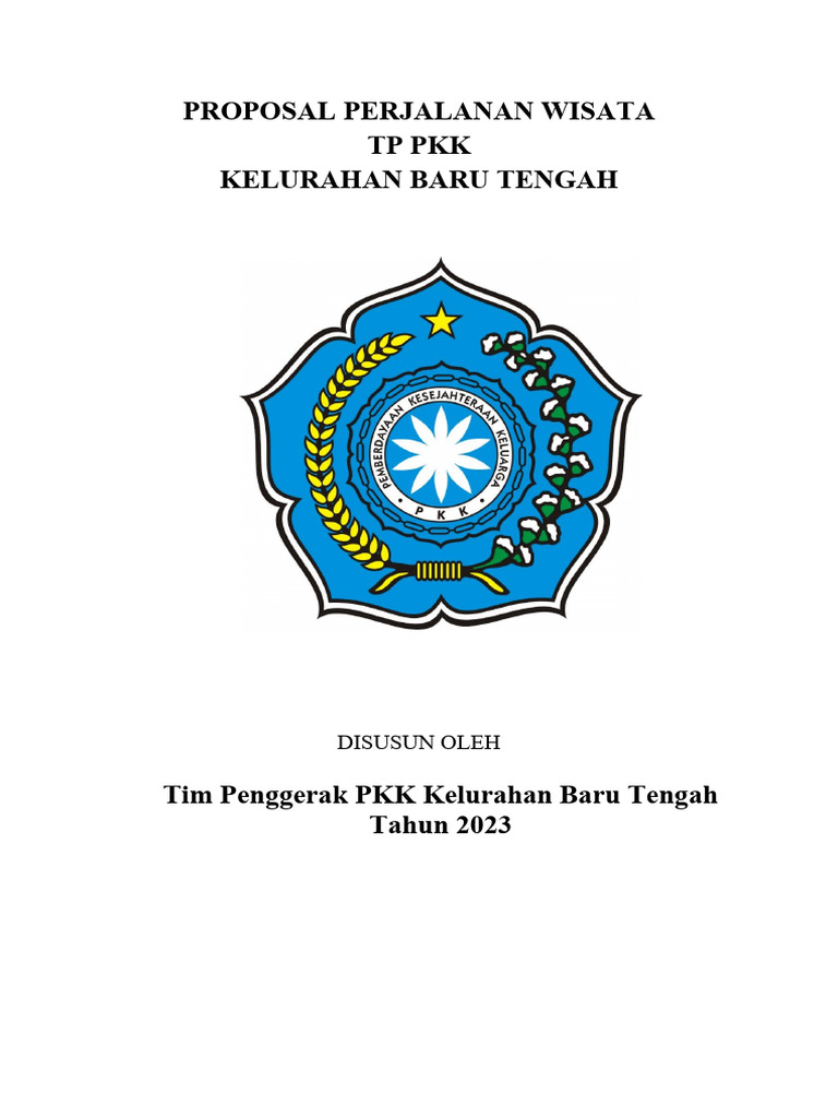 Proposal Wisata Ibu PKK - Compress | PDF | Karier & Perkembangan ...