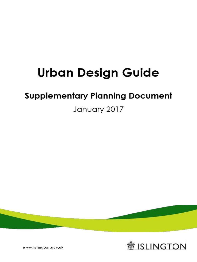 Islington Urban Design Guide 2017 | PDF | Policy | Sustainability