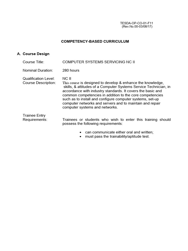 CBCP Computer System Servicing NC Ii 2 | PDF | Personal Computers ...