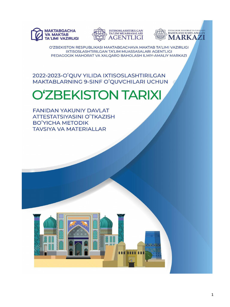 9-синф tarix | PDF