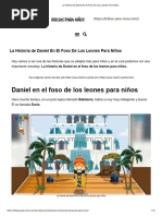 Ficha Daniel en El Foso de Los Leones | PDF | Oración