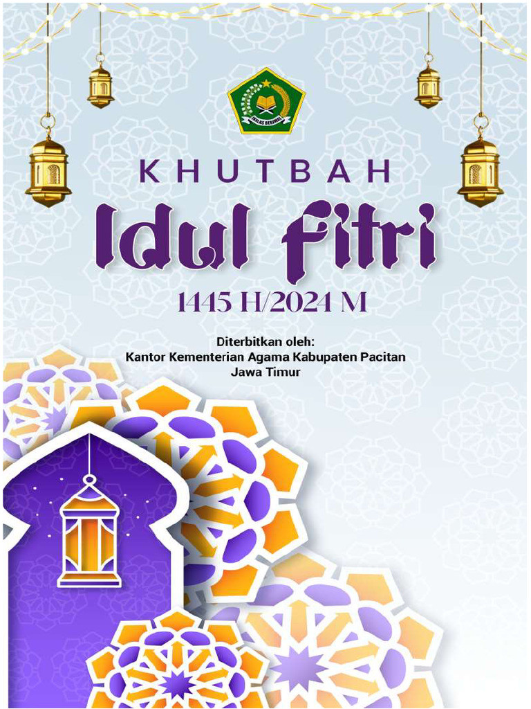 Khutbah Idul Fitri 1445 H Pacitan | PDF