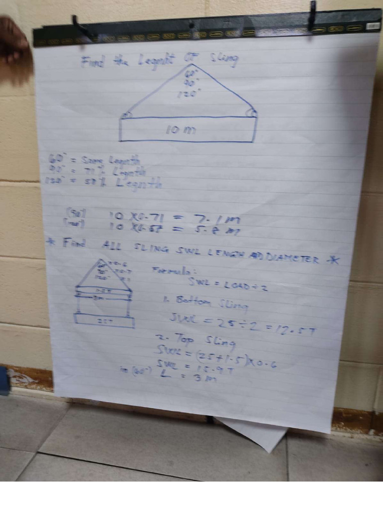 Rigging Calculations | PDF