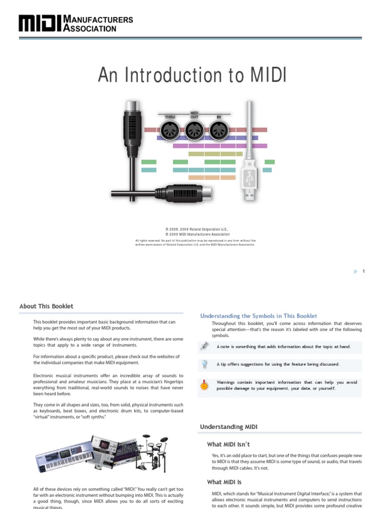 Intro To Midi | PDF