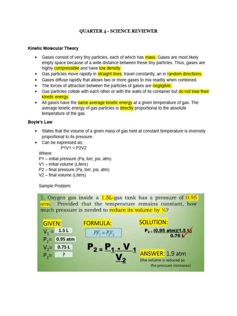 SCIENCE-REVIEWER | PDF | Gases | Carbohydrates