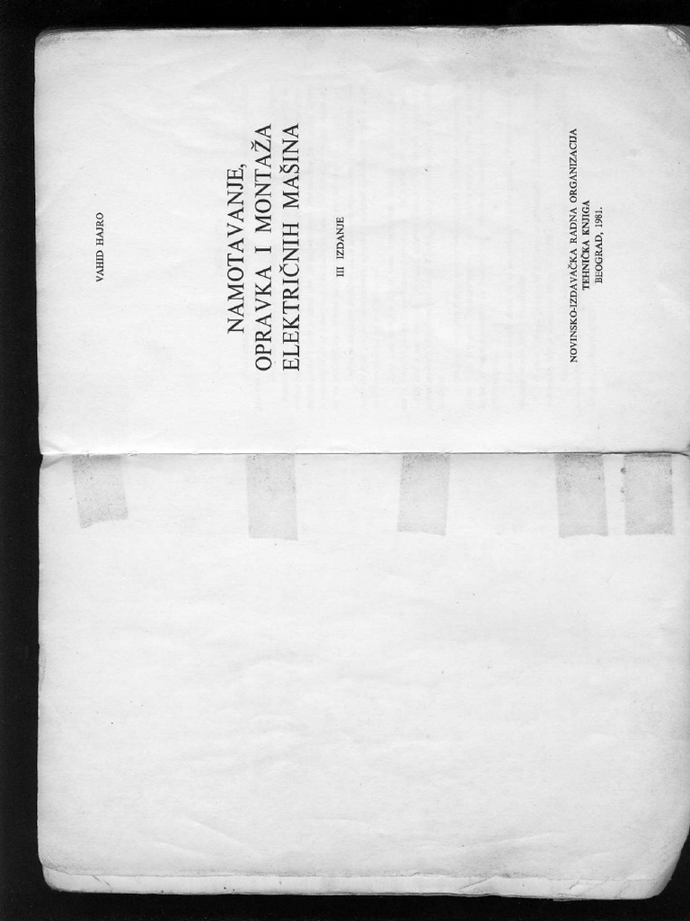 Namotavanje I Opravka El. Masina | PDF