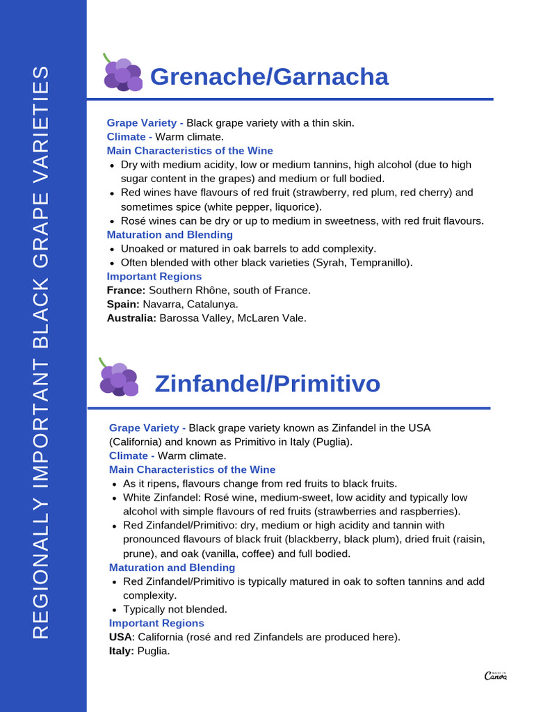 Regionally Important Red 1 | PDF | Grape Varieties | Vitis